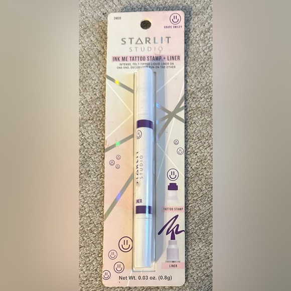 Starlit | Makeup | Starlit Studio Ink Me Purple Tattoo Stamp Liner Grape Smiley Size 03 Oz ...